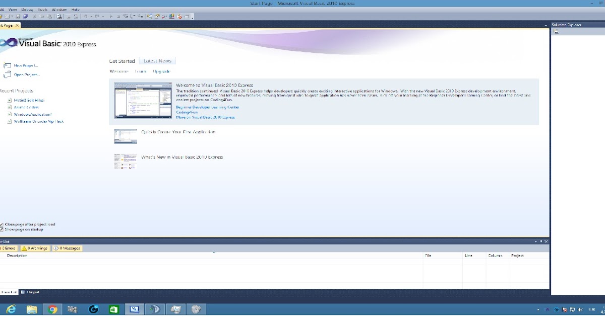 Microsoft Visual Basic 2010 Express ~ Bindirdim