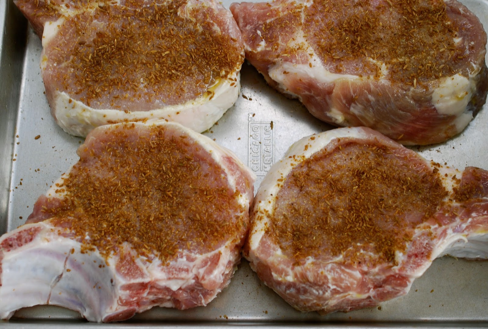 Cooking with Larue: Cumin & Fennel Crusted Pork Chop with Chipotle ...