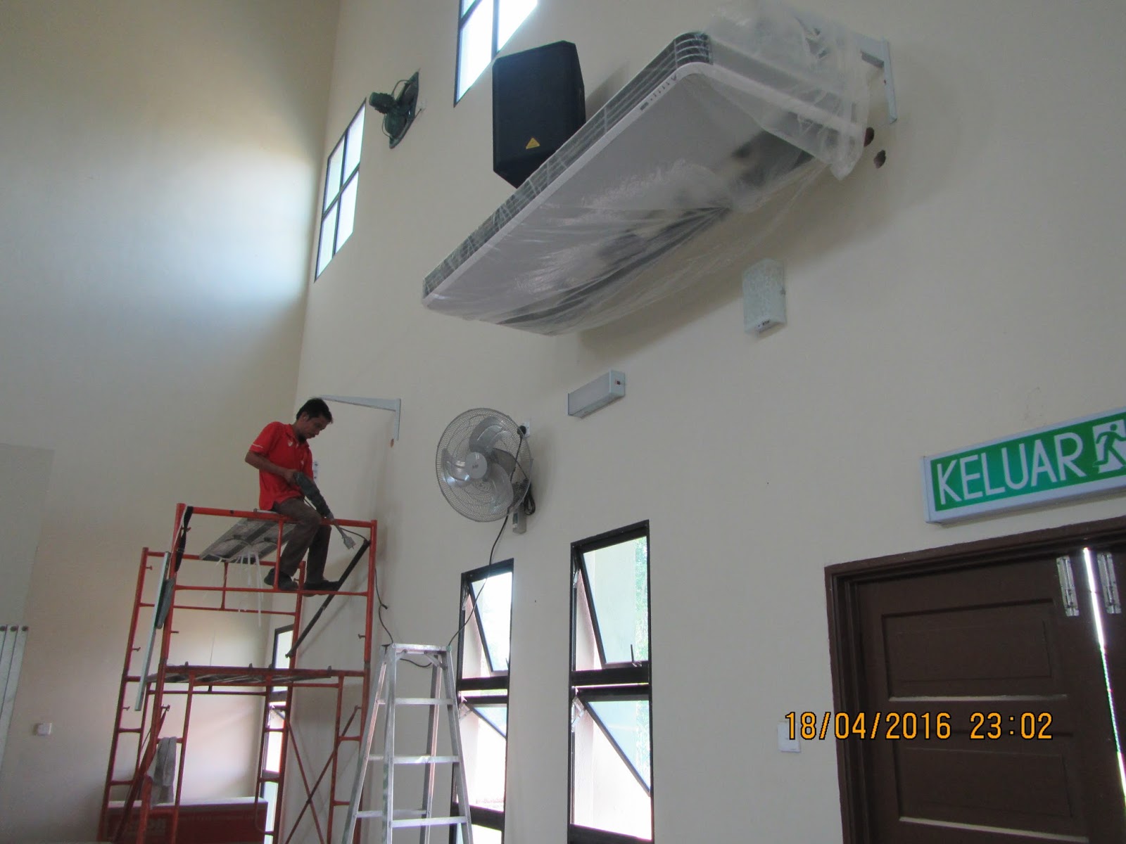 PERAN BUANA ENTERPRISE: KERJA - KERJA PEMASANGAN UNIT PENGHAWA DINGIN ...