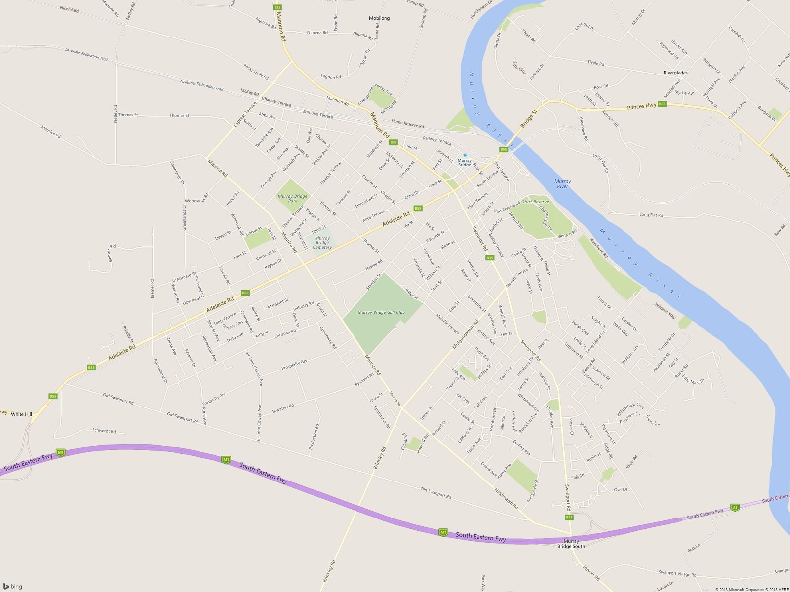 Murray Bridge Map Free Download