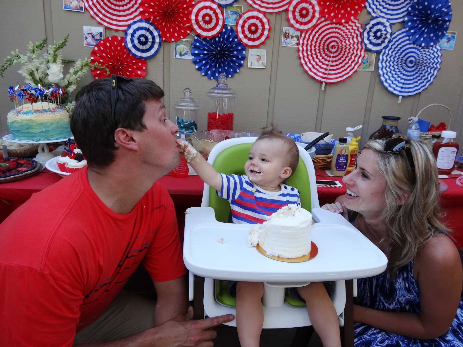 Ethan's Patriotic 1st Birthday Party! | Schue Love