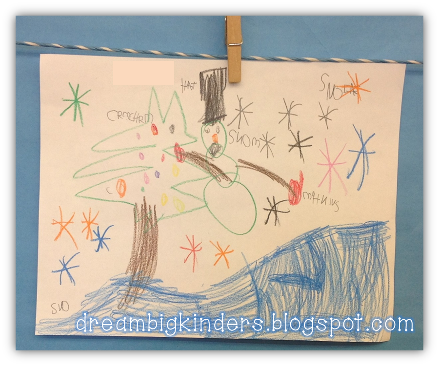 Dream Big Kinders: Winter Writing and Phonetic Spelling