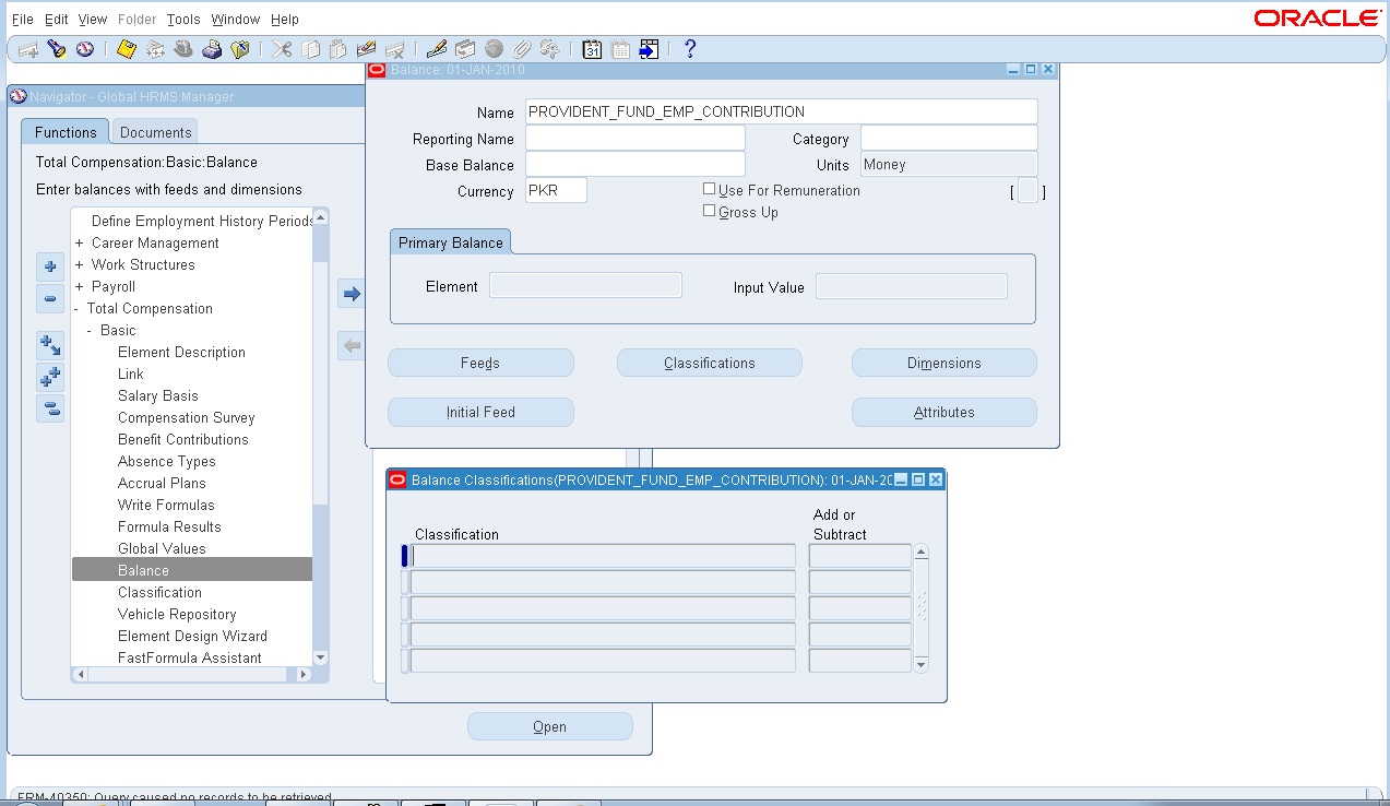 Oracle Concepts For You Balances In Oracle Hrms Payroll