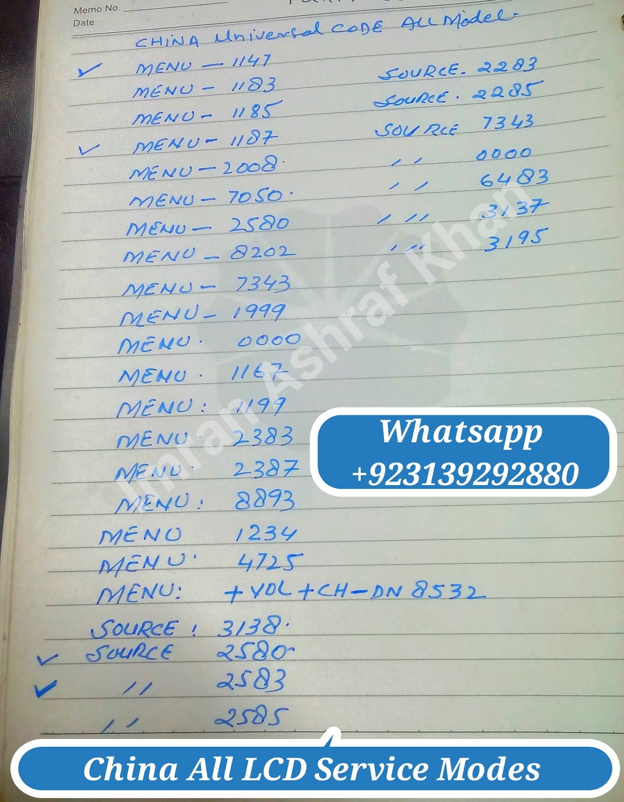 LED TV SUPPORT : China LCD LED TV Service Modes All Types