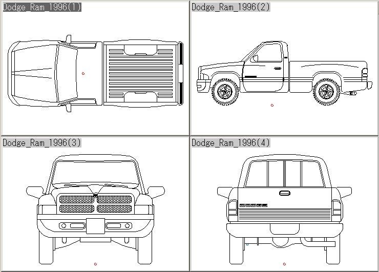 MISCELLANEOUS DATA STORAGE 2 for CAD Drawings: [JWS/DWG] Dodge Ram1500 1996