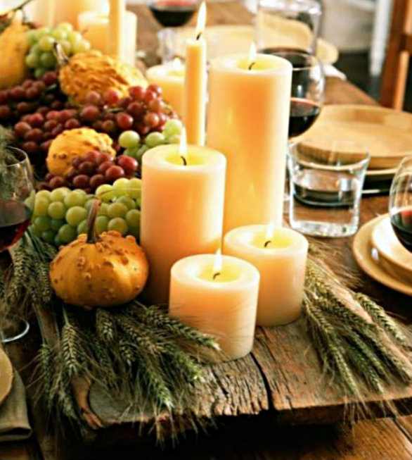 ciao! newport beach: rustic table decor for fall