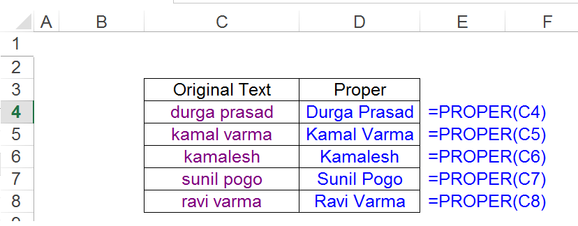 How To Use PROPER Function In Excel How To Use PROPER Function In Excel