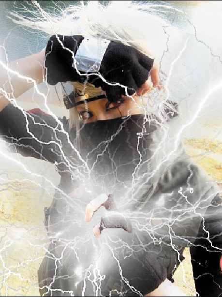 Kakashi Chidori Lightning Effect Using Photoshop - Mangan ILmu