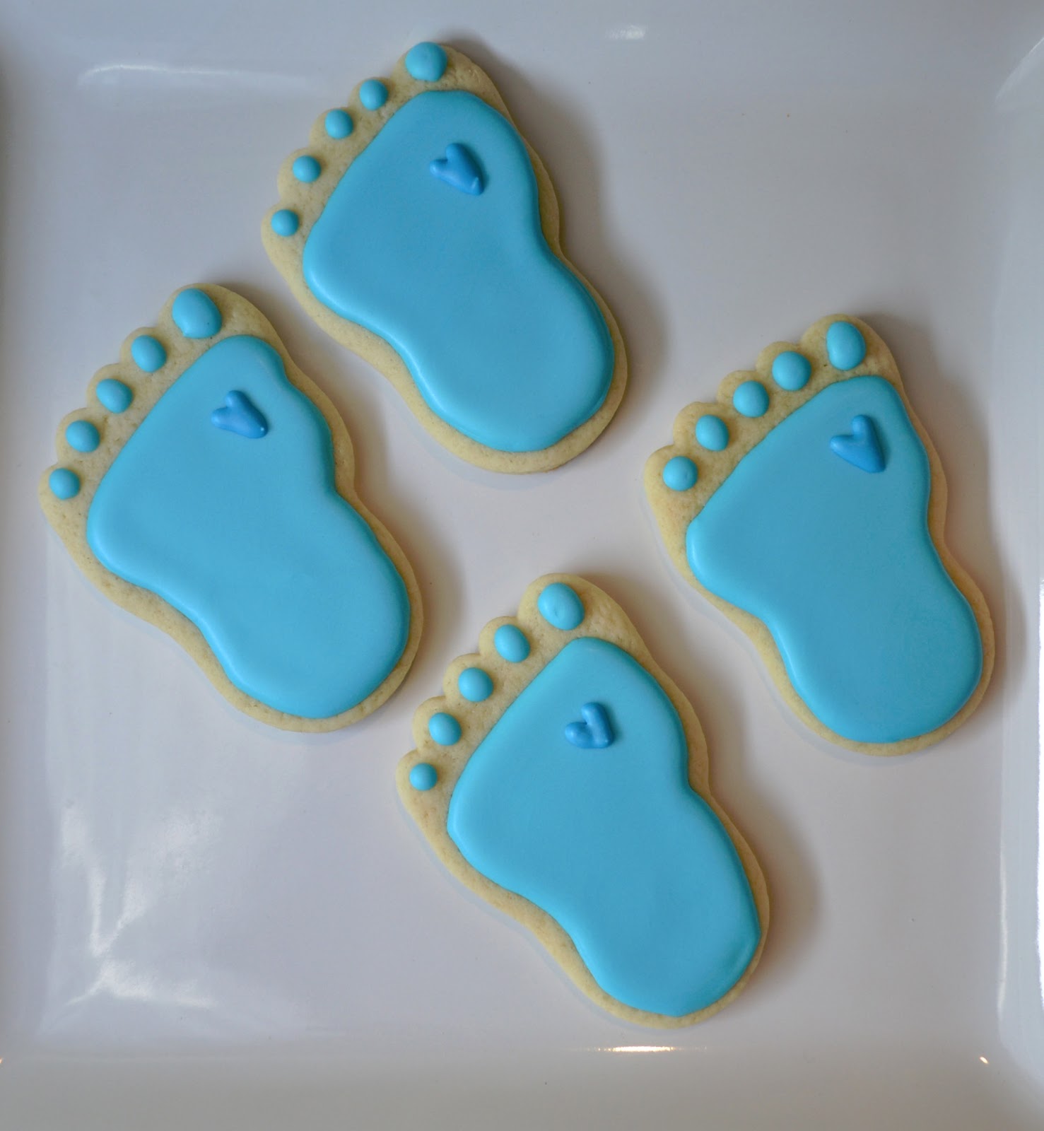 The Cutest Cakes: Baby Feet Cookies