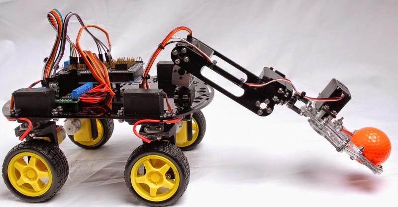 Andromina robot V.2.0: Robot Andromina ON ROAD v.1.2. (Arduino robot ...