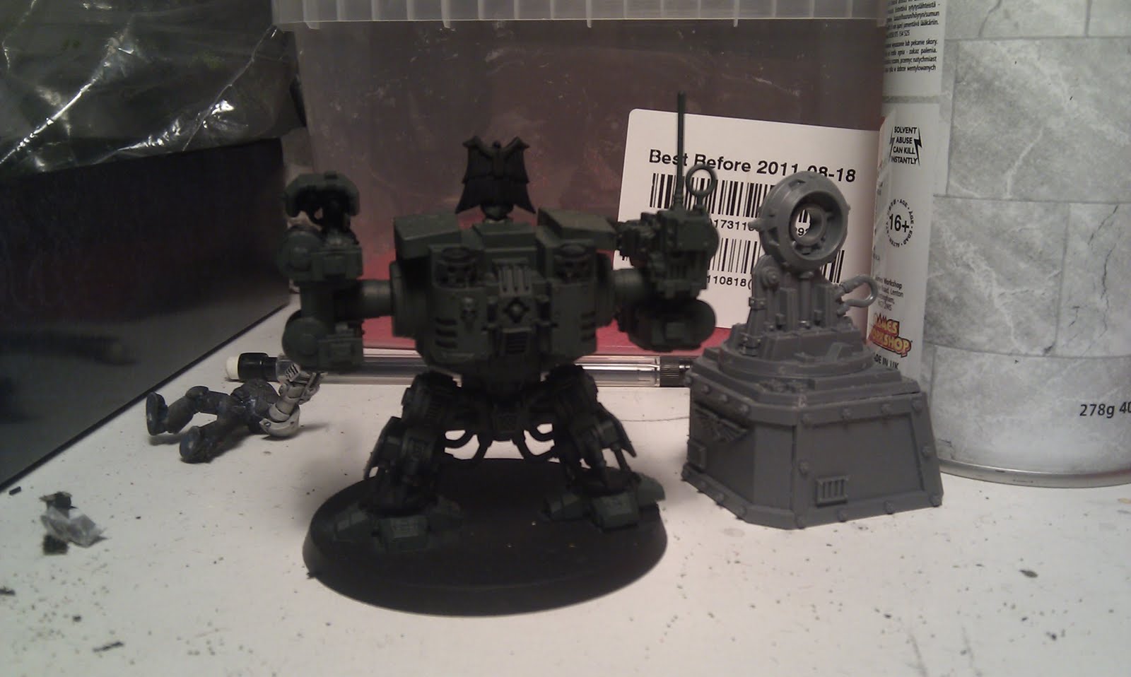 In the grim dark past...: [WH40K] WIP Mortis Dreadnought