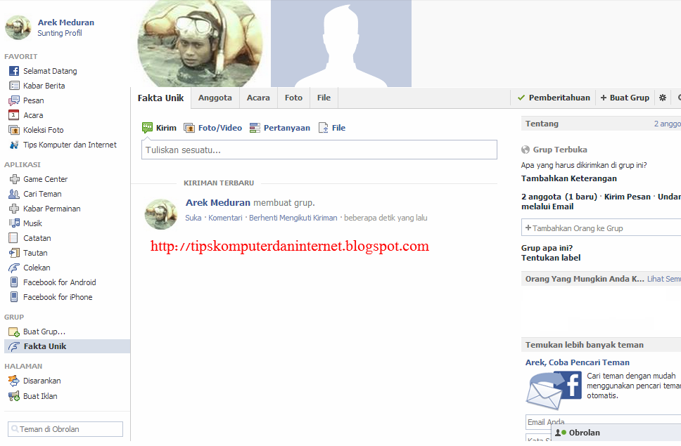 Cara Membuat Facebook | Fanspage | Group | Tutorial FB Lengkap | Tips ...