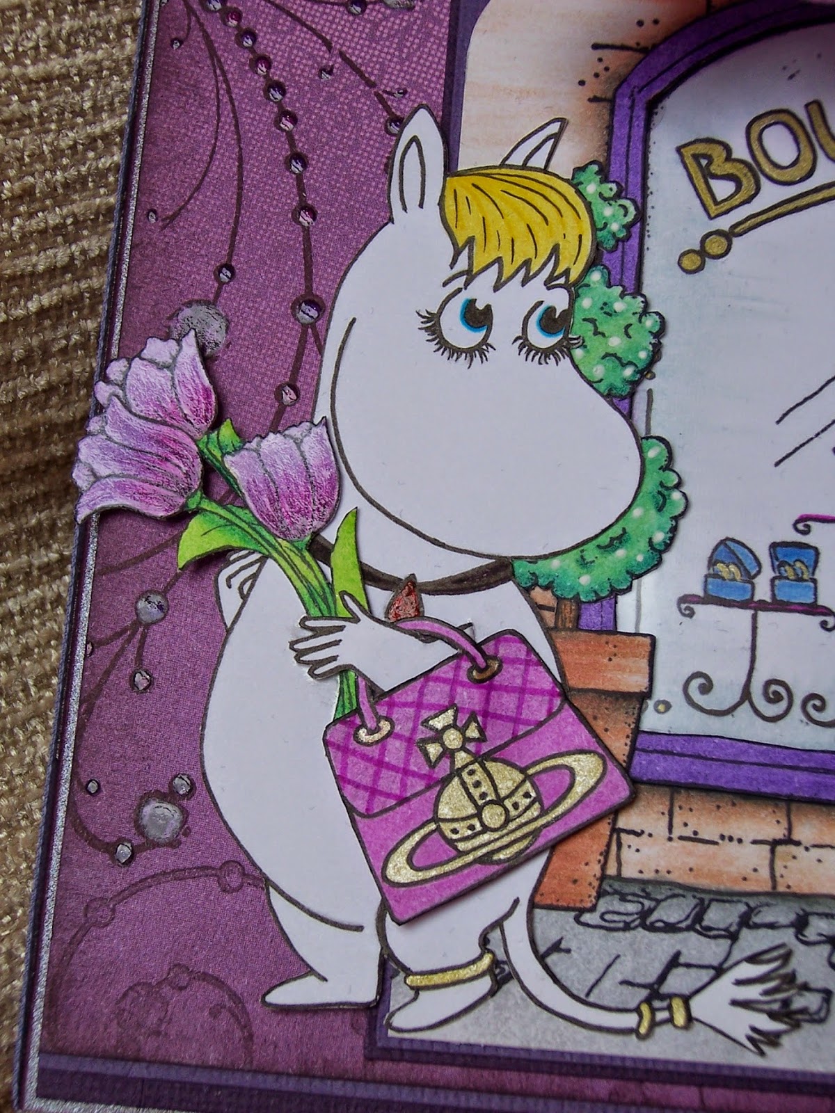 Whitch Craft: Moomin Birthday card - for Phoebe