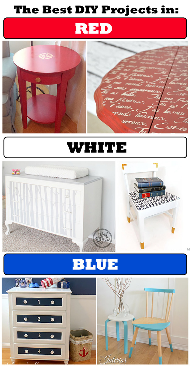 Three collections of fabulous diy projects.. in three colors: Red ...