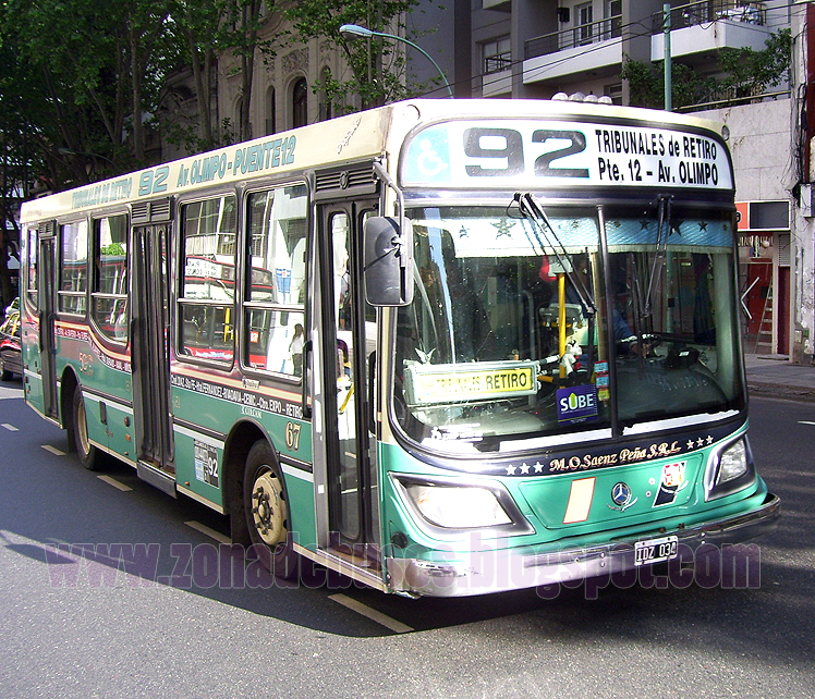 Colectibus - Zona de Buses: LINEA 92