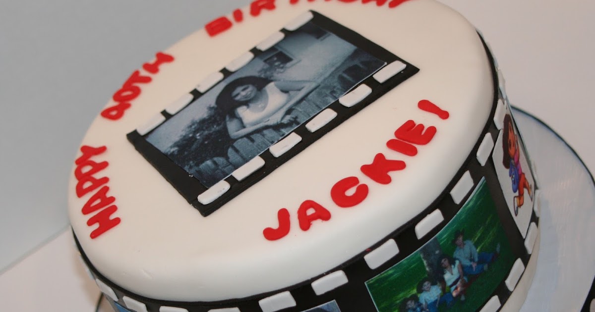Edge Desserts: Film Reel Cake - A Perfect Milestone Birthday Cake