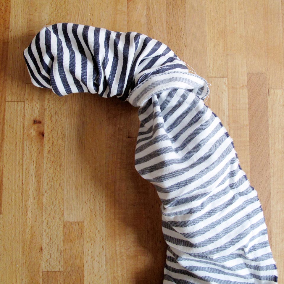 the little house in the city: How To Make A DIY Draft Stopper