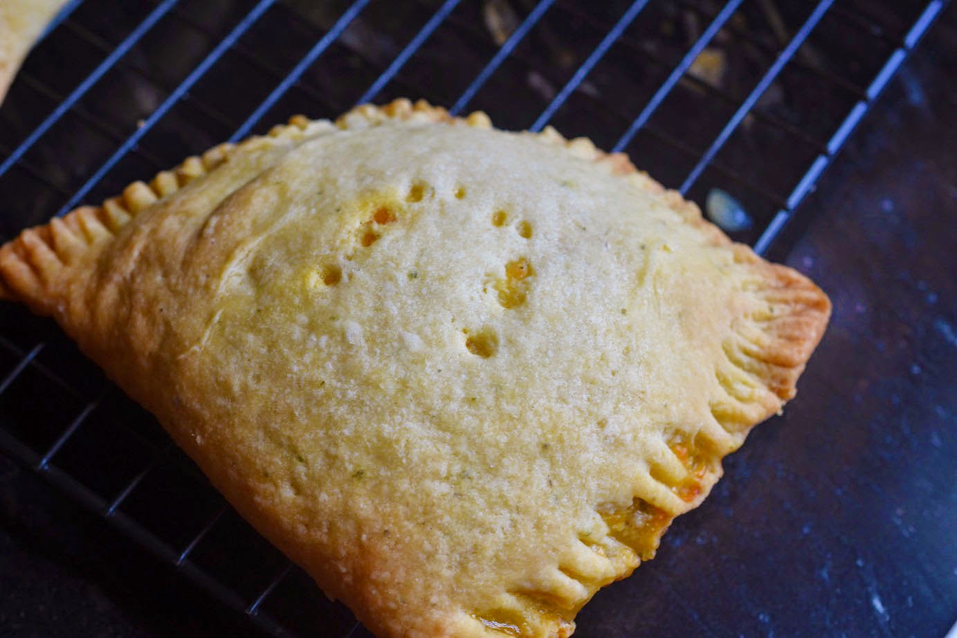 Greedy Girl : Cheese patty in a rosemary garlic crust