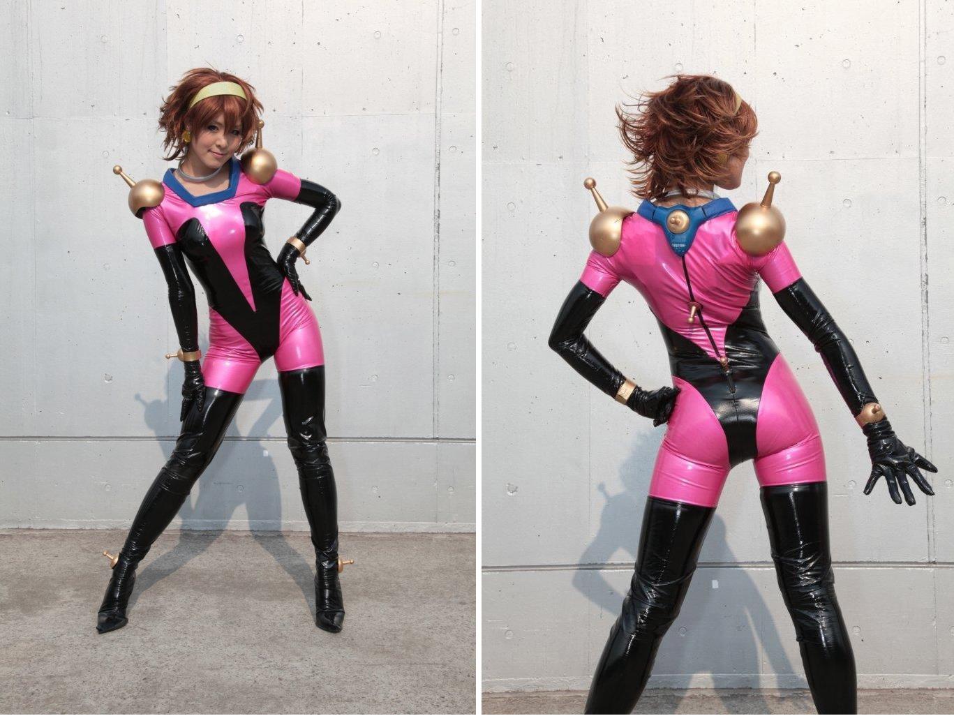 Gundam Cosplayer of Rain Mikamura