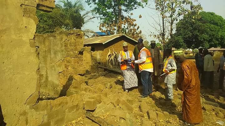 Photos show damage caused by unknown gunmen attacks in some communities ...