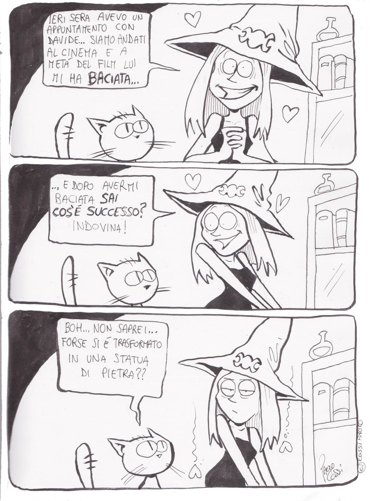 Paolo Cossi: GATTO&STREGA: Il bacio