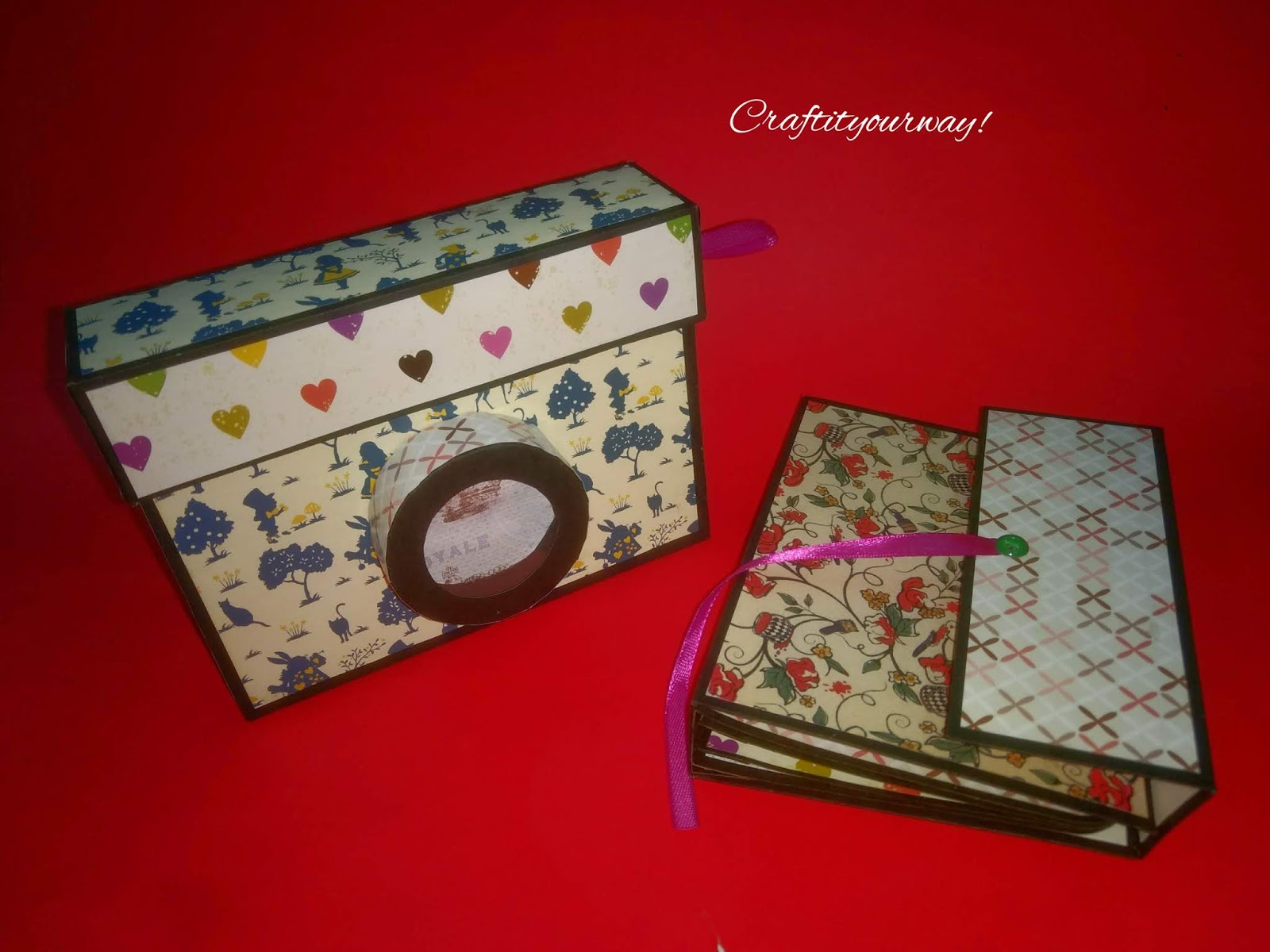CRAFT IT YOUR WAY!: CAMERA SHAPED MINI ALBUM TUTORIAL
