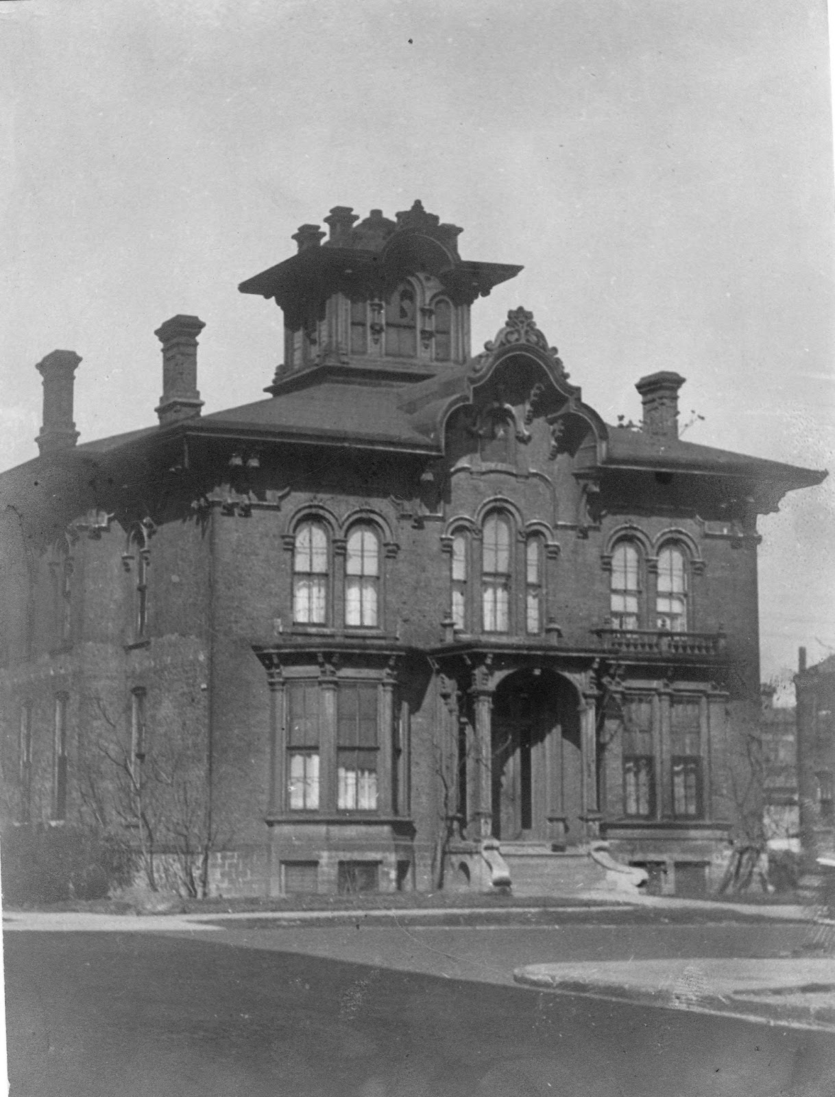 The Picturesque Style: Italianate Architecture: The Francis Adams House ...