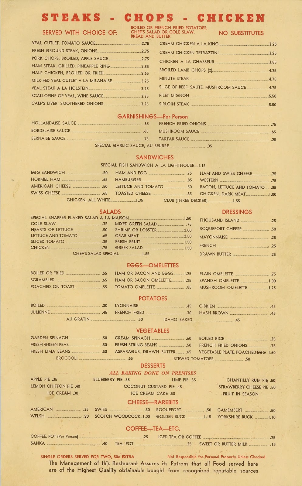 The American Menu: To the Lighthouse