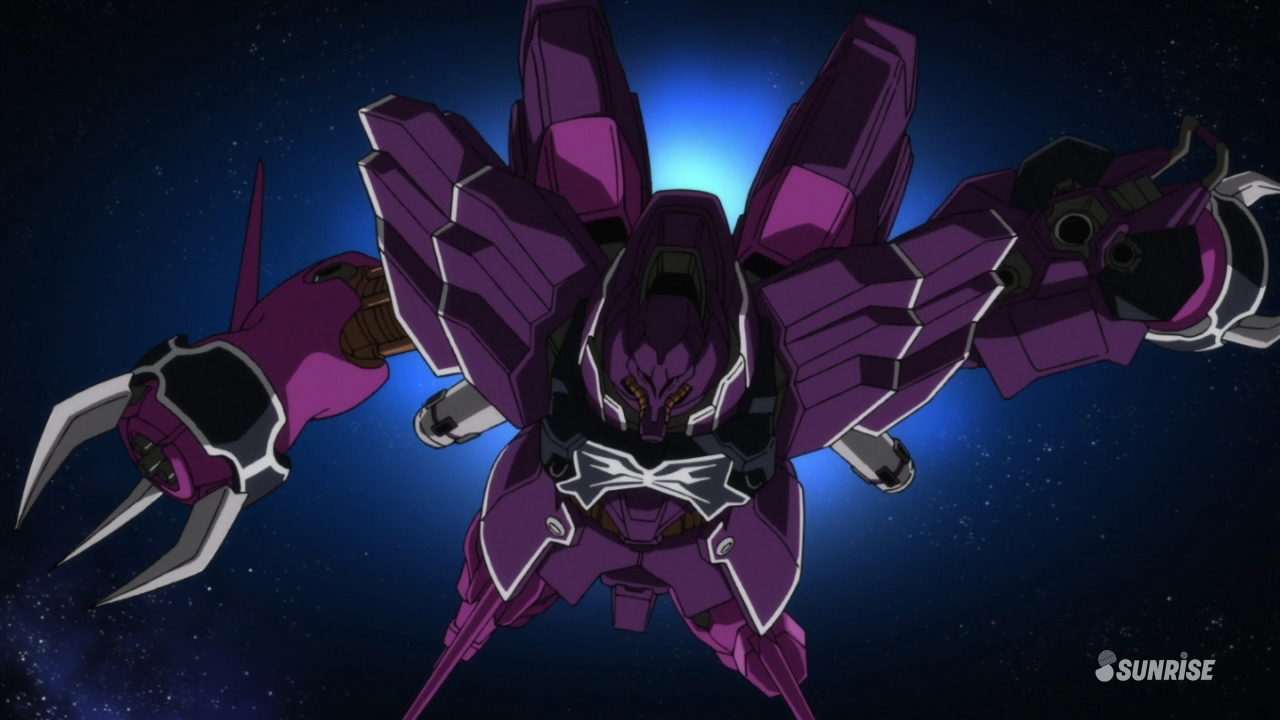 angelo sauper (gundam unicorn) VS woolf enneacle (gundam AGE ...