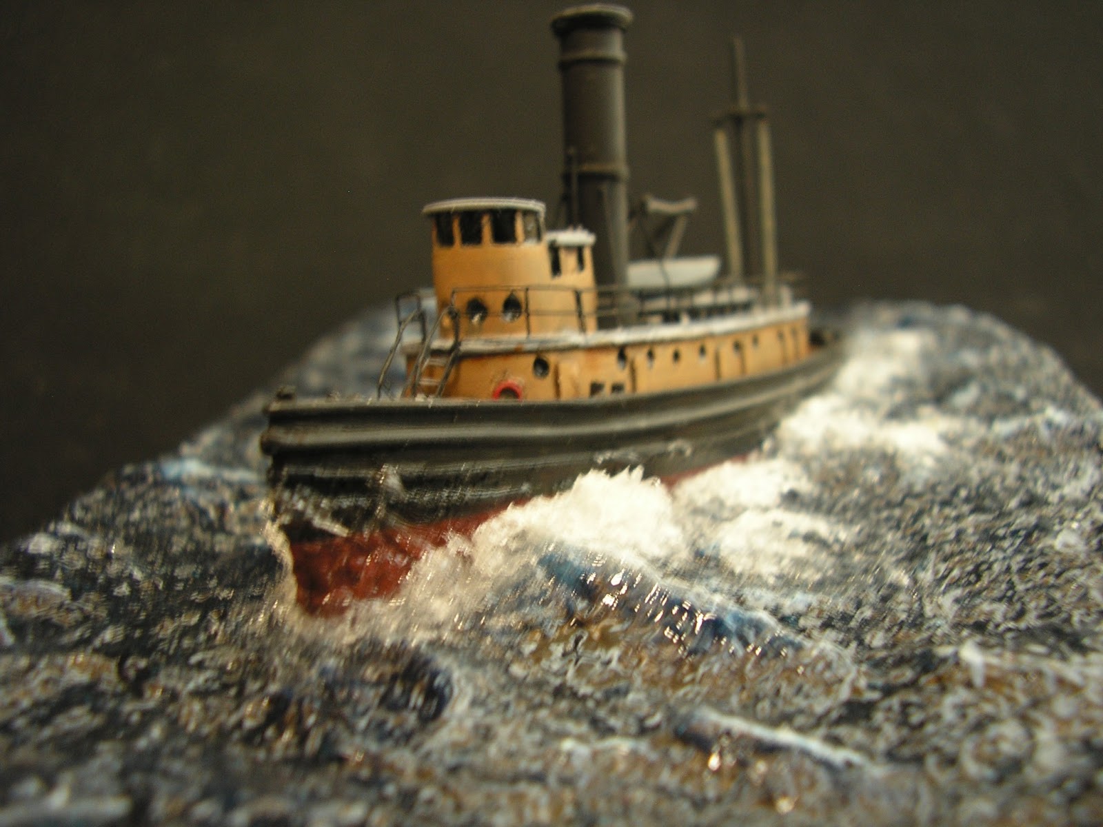 Mikrokosmos: 1/350 RESIN KIT of STEAM TUG BROOKLYN(ISW)
