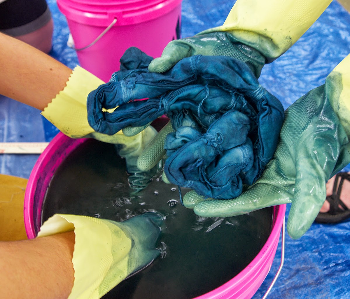 Fancy Tiger Crafts: Indigo Dye Day