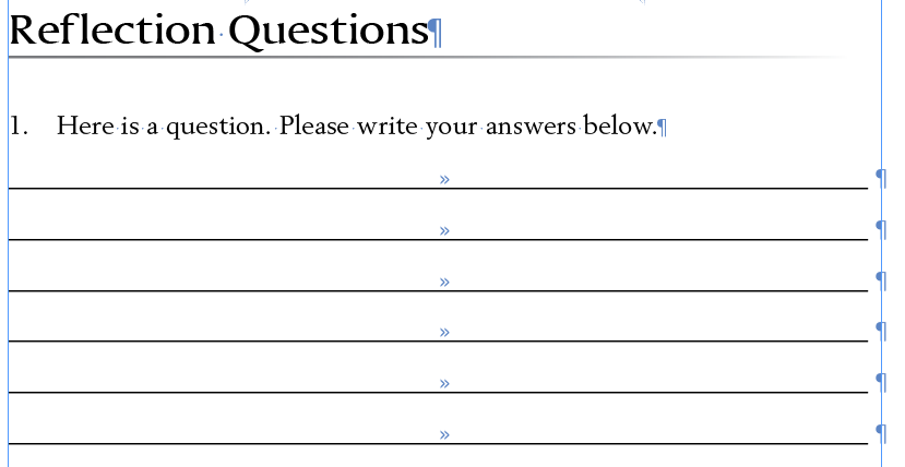 Document Geek Remove Trailing Whitespace Gotcha Underline Tab Stops Disappear