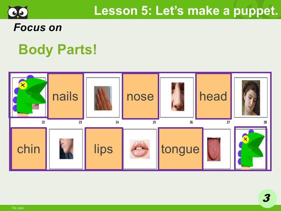YOKITALK: Grade 3-1_Unit 3_Lesson 5 Lets make puppet