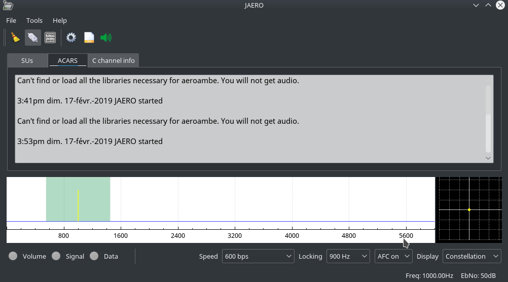 RadioSpirit: JAERO decodeur ACARS Satcom