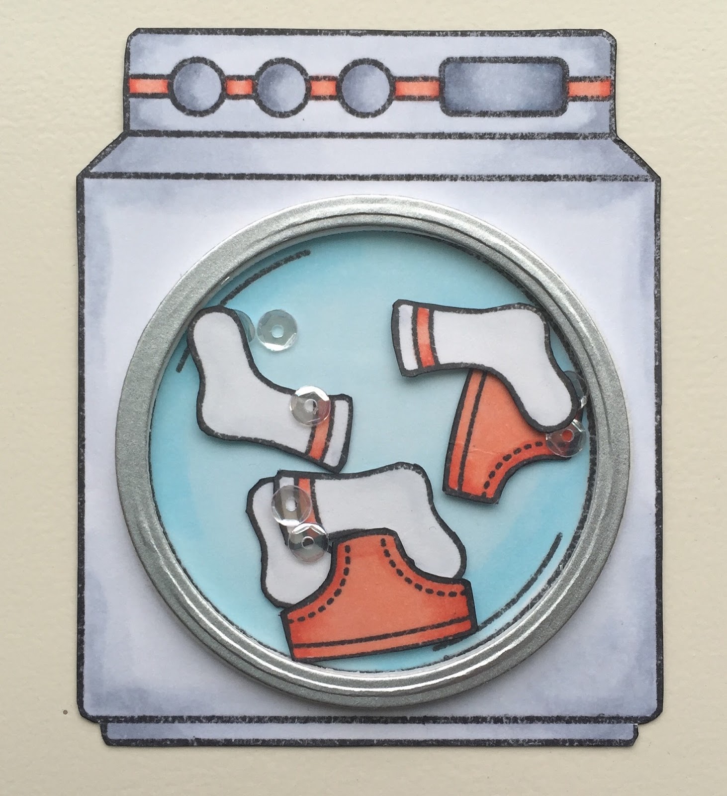 Mocha Frap Scrapper: Laundry Room