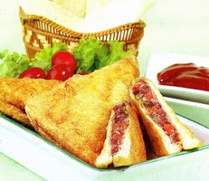 Ibu Dapur: Resep Masakan Roti Lapis Corned