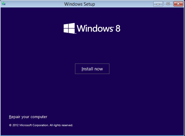 Brain Book: WINDOWS 8 INSTALLATION STEP BY STEP