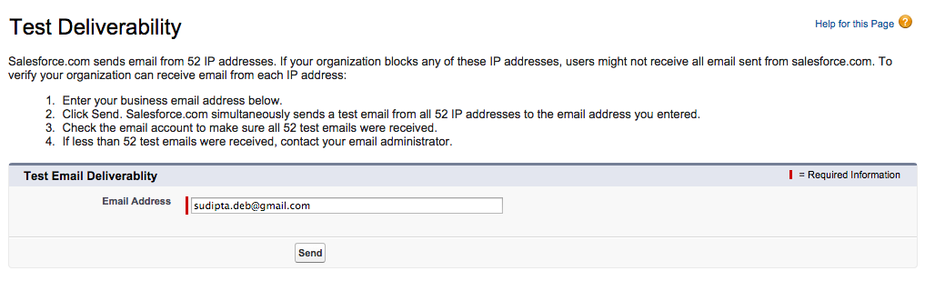 How to test Email Deliverability in Salesforce | Technical Potpourri ...