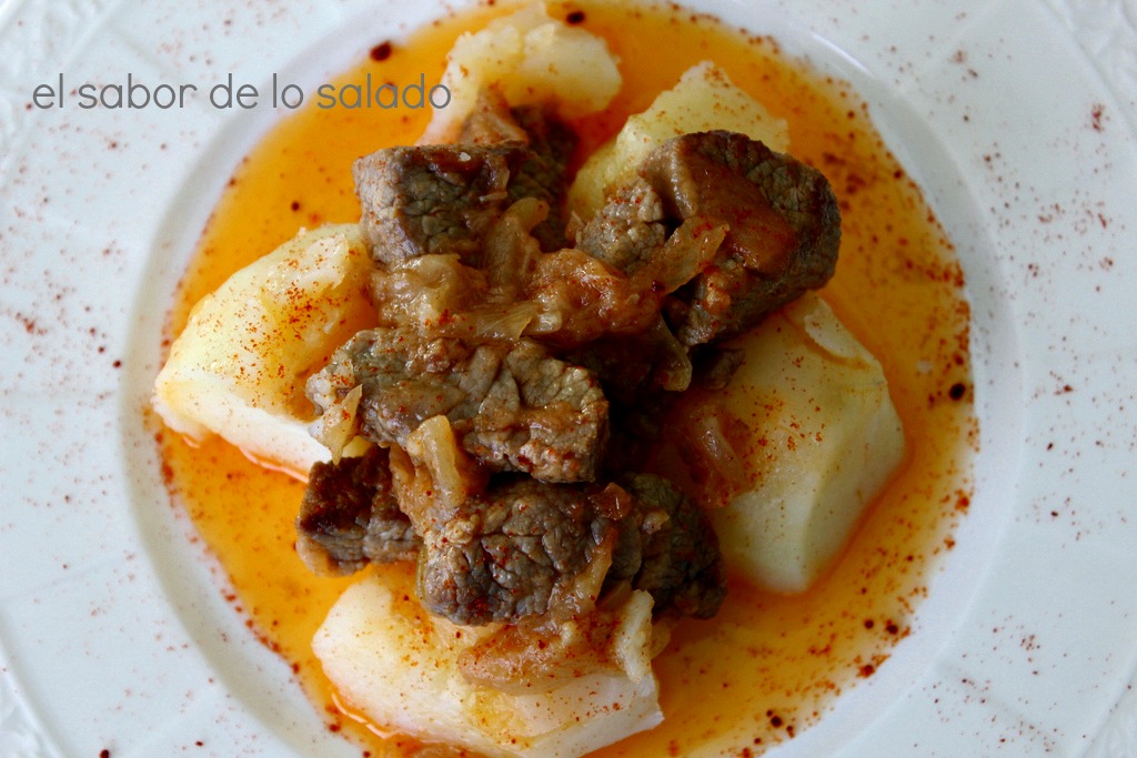 el sabor de lo salado: CARNE RICHADA