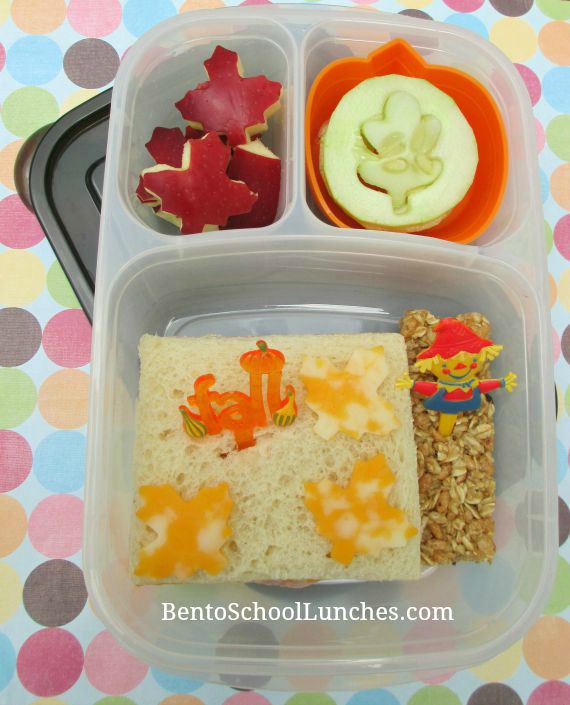 Bento School Lunches : Fall Leaves Lunches