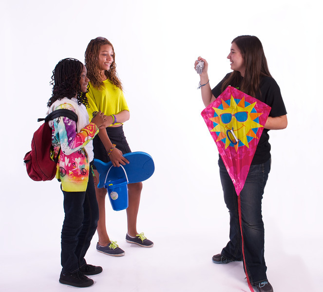 Girl Scouts and Spring Break - Lime Green Giraffe