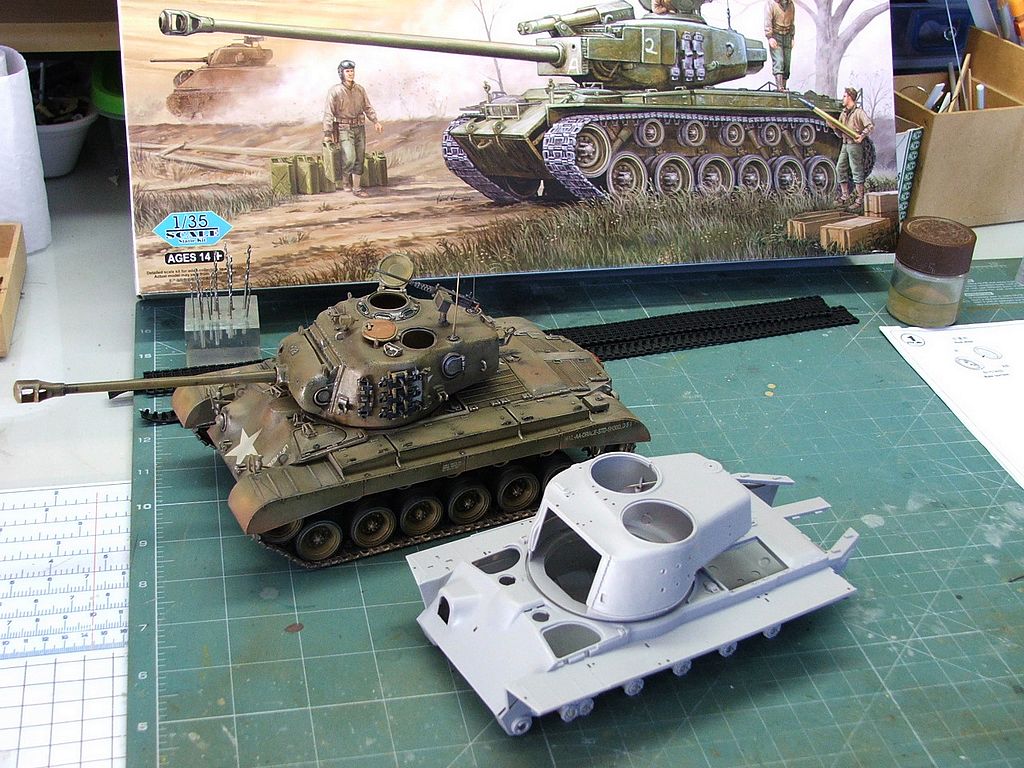Panzerserra Bunker- Military Scale Models in 1/35 scale: T26E4 Super ...