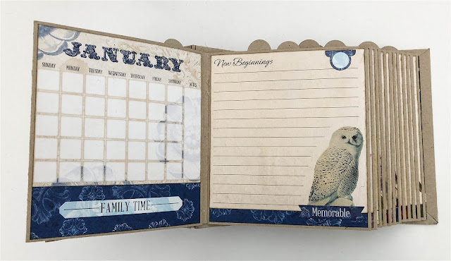 The BoBunny Blog: 2019-01-09, Malin, Banner Year Calendar