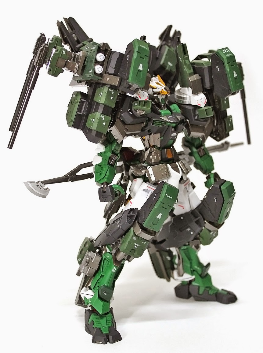 Custom Build: 1/100 Gundam Astray Green Frame 2nd Gear