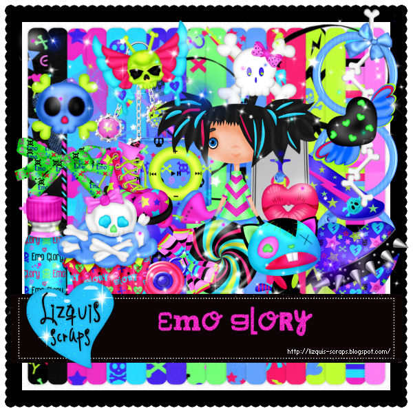 ♥ Lizquis Scraps ♥: New Kit - Emo Glory ♥