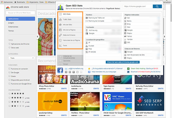 Open SEO Stats: una extensión para Chrome de cara al SEO | Café largo ...