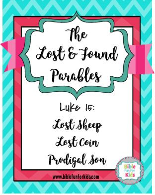 The Lost & Found Parables | Bible Fun For Kids