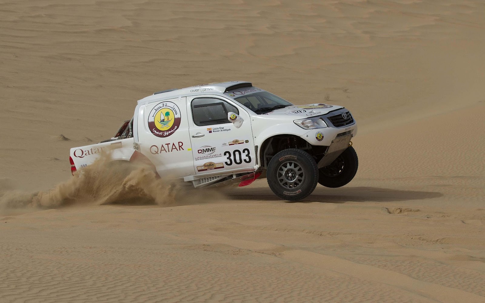 Nasser Saleh Al Attiyah Takes Victory In Sa Built Hilux V8 ~ Bmw Car Gallery Image