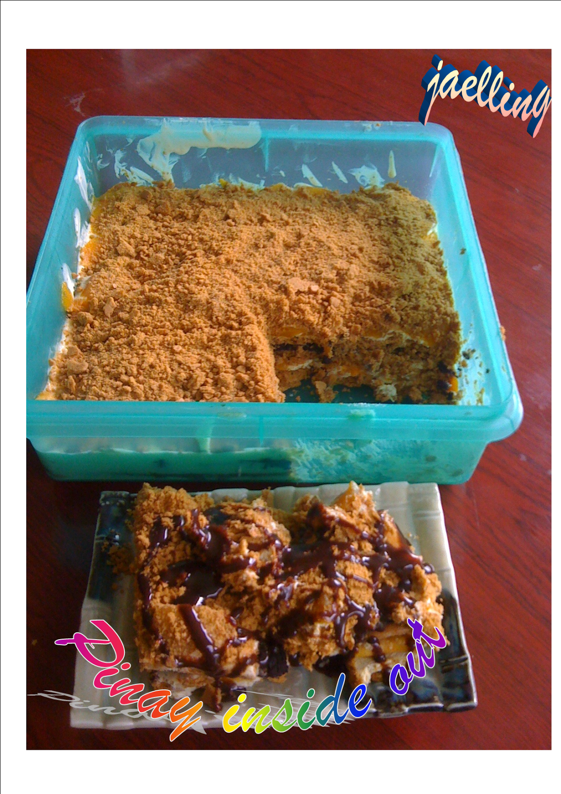 No Bake Mango-Oreo Graham Cake : PINAYs' EASY RECIPE