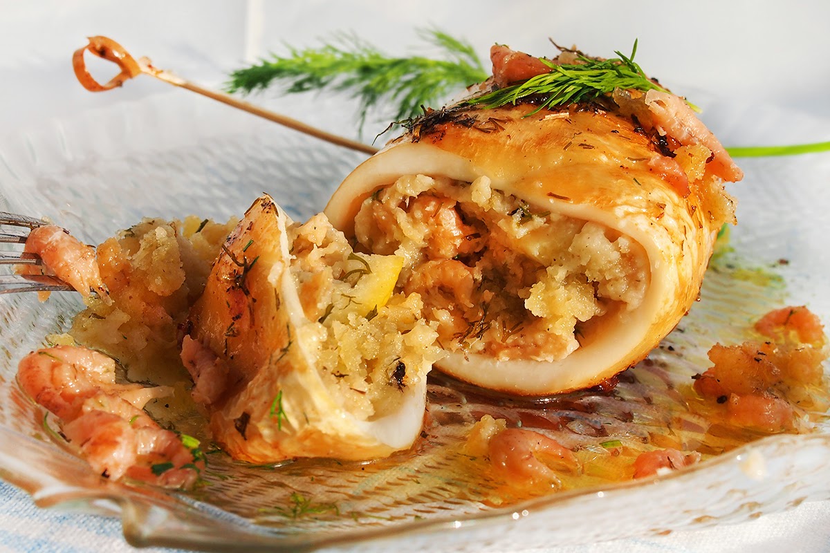 Вкусни моменти: Пълнен калмар с вкусна фантазия